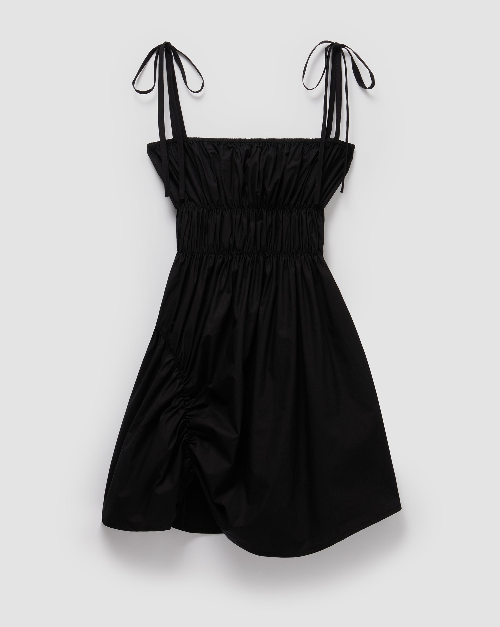 Scrunched Dress - Black